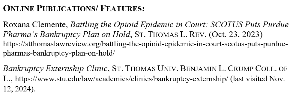 Roxana Clemente, Esq. - Cava Law | Bankruptcy Attorney in Coral Gables, FL